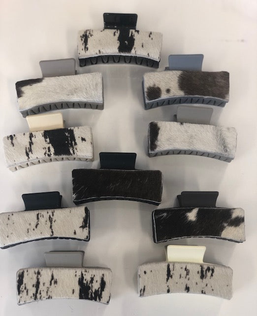 Cowhide Claw Clips – Racked Threads