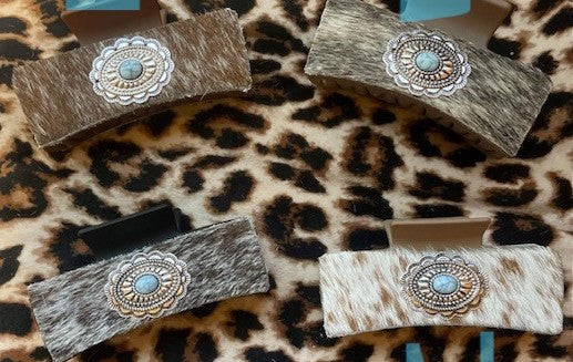 Cowhide Hair Clip Medium – Racked Threads
